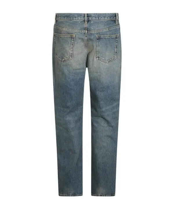 MAISON MARGIELA Distressed Washed Denim Jeans