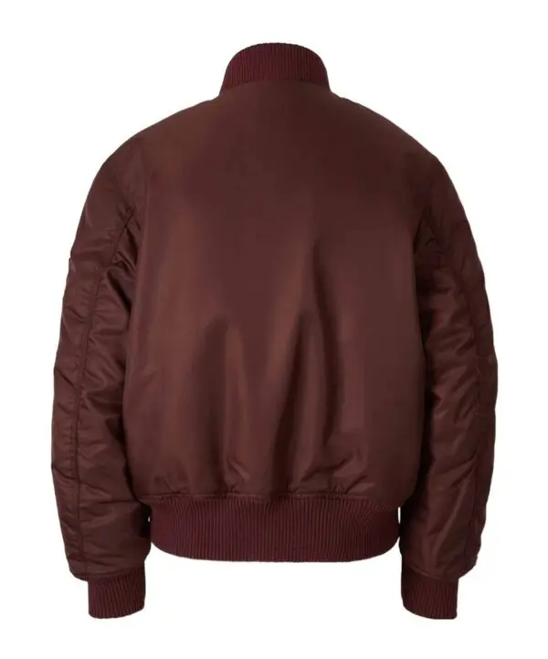 Off-White Logo-patch Zip-up Bomber Jacket