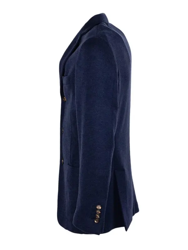 Eleventy Single-breasted Patch Pocket Blazer