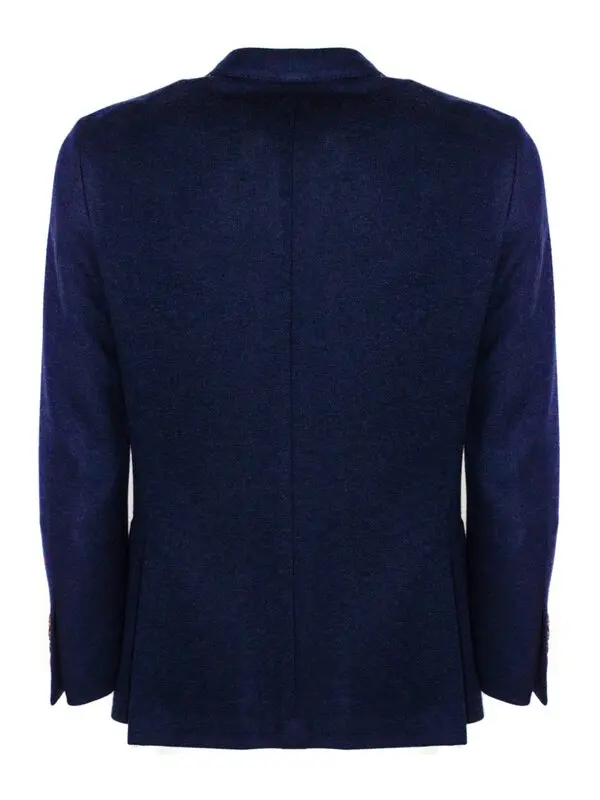 Eleventy Single-breasted Patch Pocket Blazer