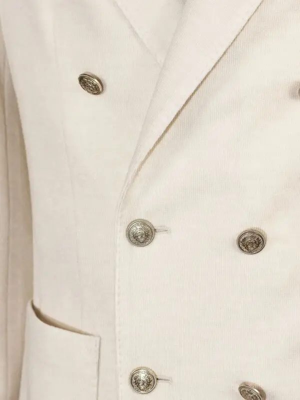 Eleventy Double-breasted Peaked-lapel Blazer