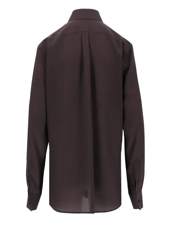 Dolce & Gabbana Long Sleeve Shirt - Brown