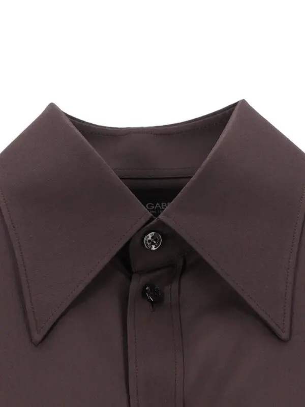 Dolce & Gabbana Long Sleeve Shirt - Brown