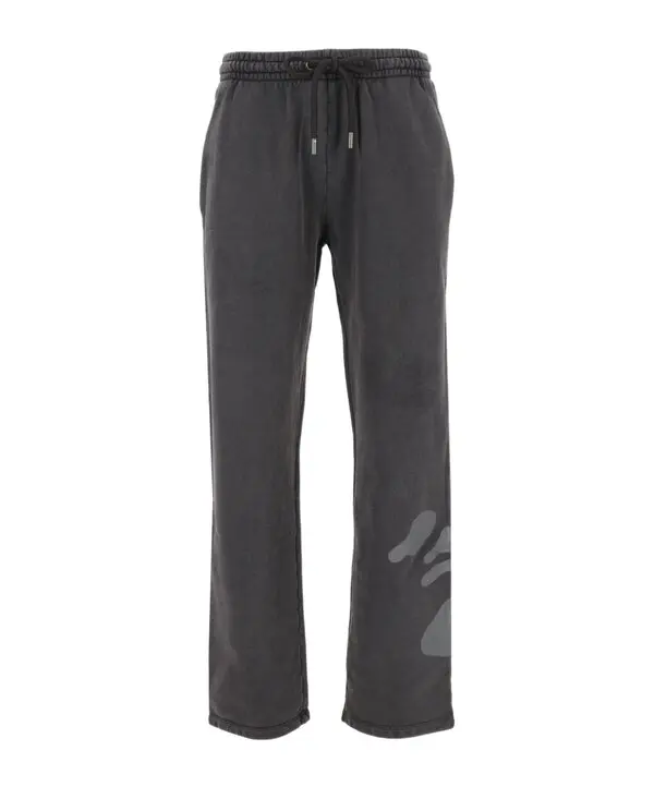 Off-White Drawstring-waist Casual Trousers