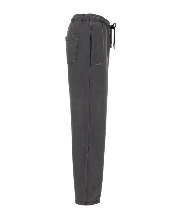 Off-White Drawstring-waist Casual Trousers