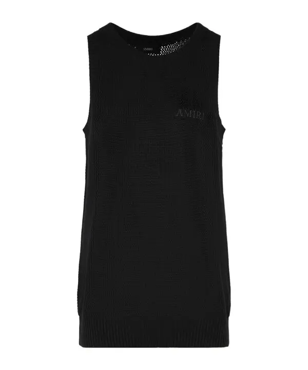 Amiri Sleeveless Tank Top - Black