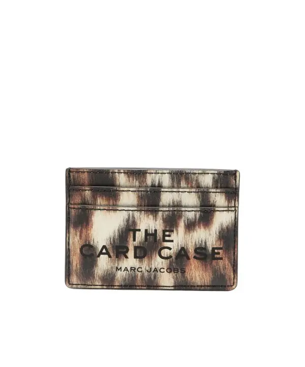 Marc Jacobs Animal-pattern Card Holder - Nude