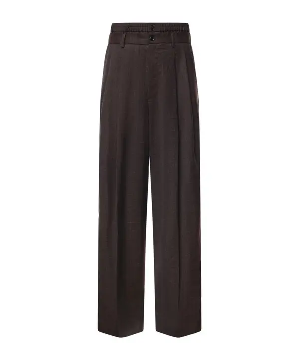 Dolce & Gabbana Pleated Wide-leg Trousers