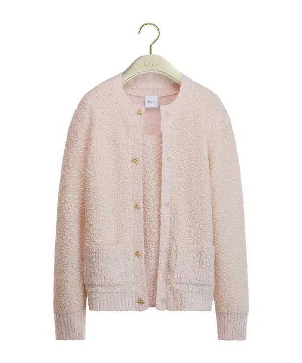 Dior Ribbed-knit Wool Two-piece Set