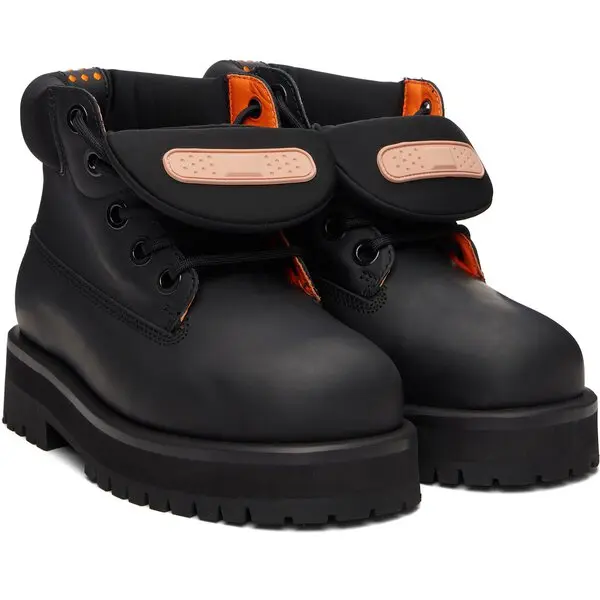 PDFCHANNEL Pdf Lace-up Neoprene-trim Boots