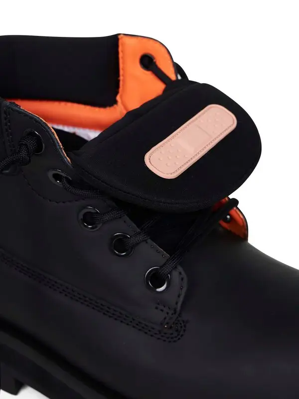 PDFCHANNEL Pdf Lace-up Neoprene-trim Boots