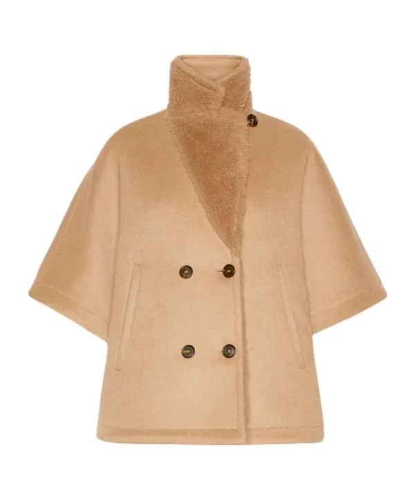 Max Mara Reversible Teddy Bear Cape