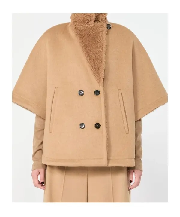 Max Mara Reversible Teddy Bear Cape