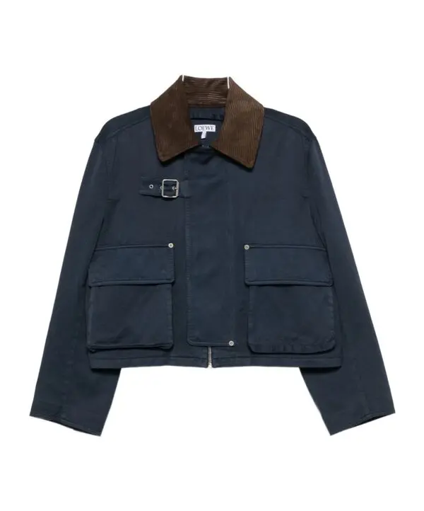 Loewe Buckle-detail Flap-pockets Jacket