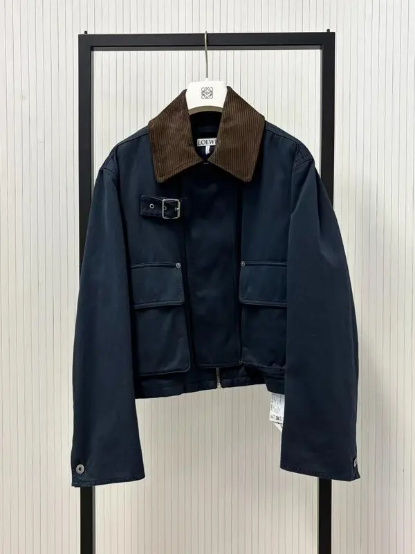 Loewe Buckle-detail Flap-pockets Jacket