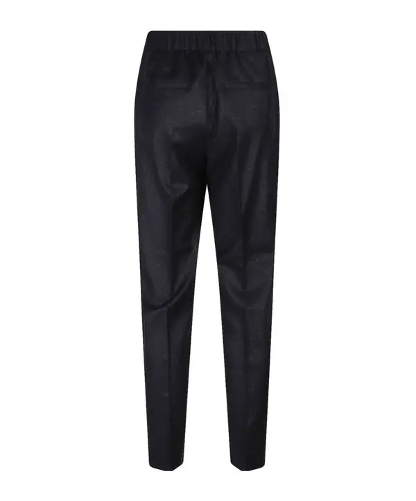Peserico Elasticated Waistband Pleated Trousers
