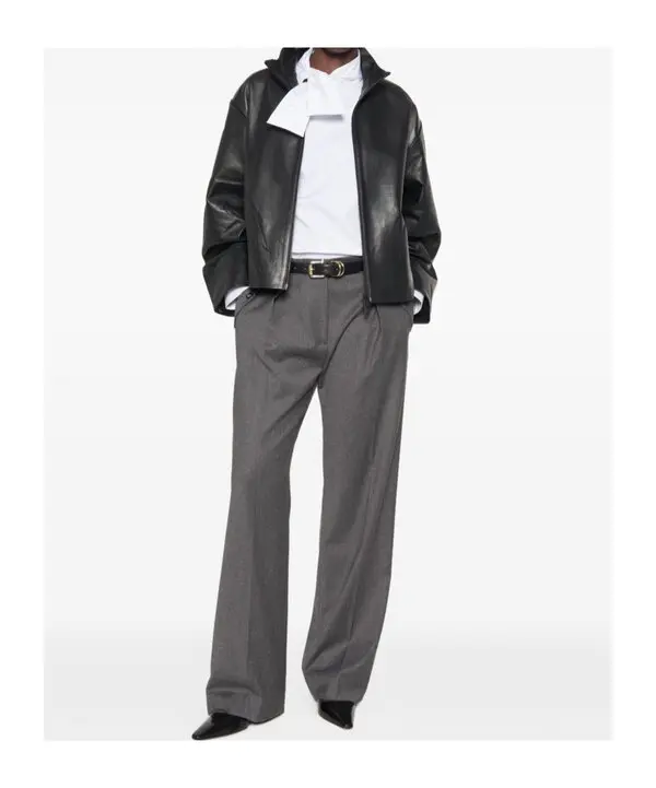 Antonelli Firenze Pleated Wide-leg Casual Trousers