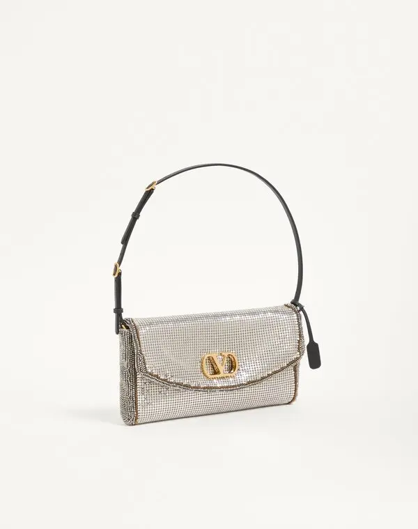 Valentino Garavani Flap Shoulder Bag - Gray