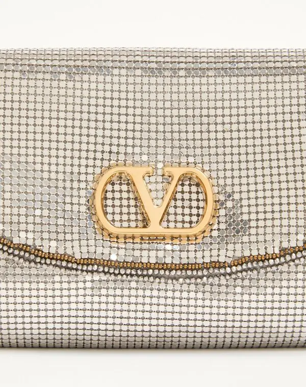 Valentino Garavani Flap Shoulder Bag - Gray