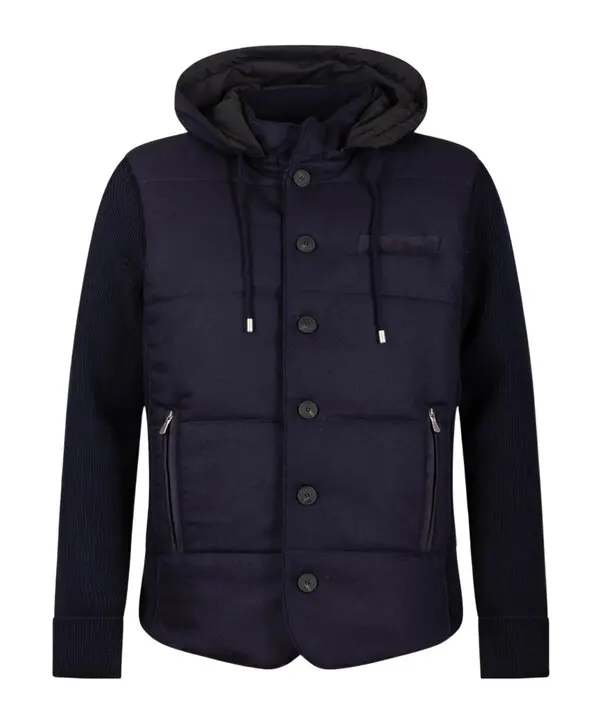 GRAN SASSO Hooded Quilted Jacket