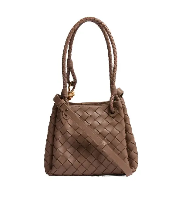 Bottega Veneta Parachute Small Bag - Brown