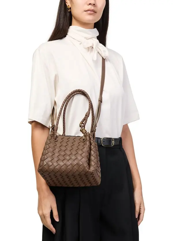 Bottega Veneta Parachute Small Bag - Brown