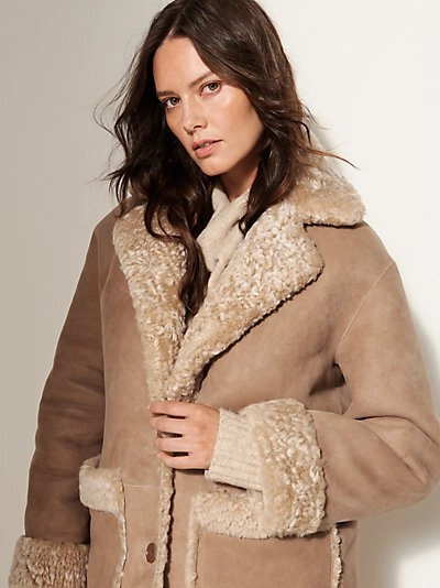 Overland Farrah Reversible Icelandic Sheepskin Coat