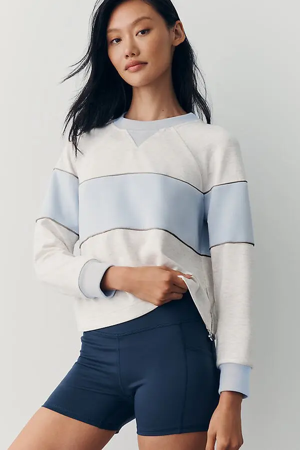 Bernardo Cinched Sweatshirt - Ivory
