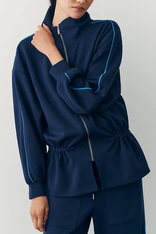 Bernardo Peplum Scuba Jacket