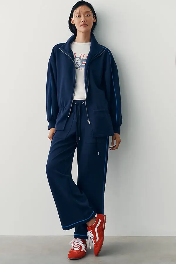 Bernardo Peplum Scuba Jacket