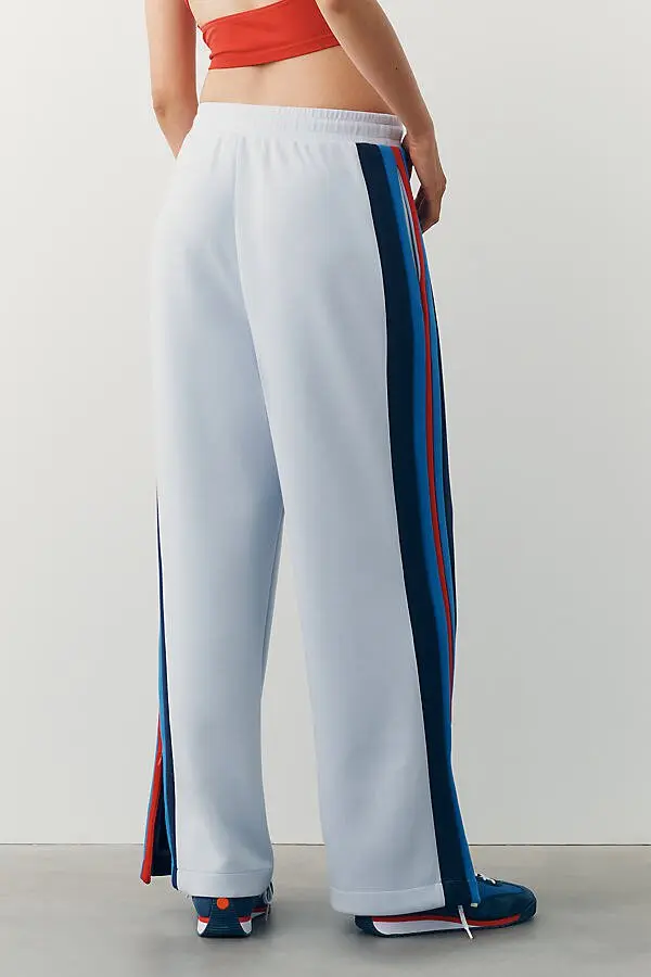 Bernardo Zip-up Track Pants - Light Blue
