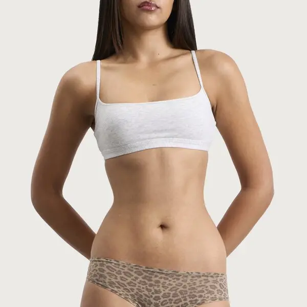 SKIMS Everyday Cotton Scoop Bralette