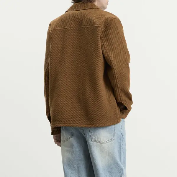 LES DEUX Twill Wool Overshirt