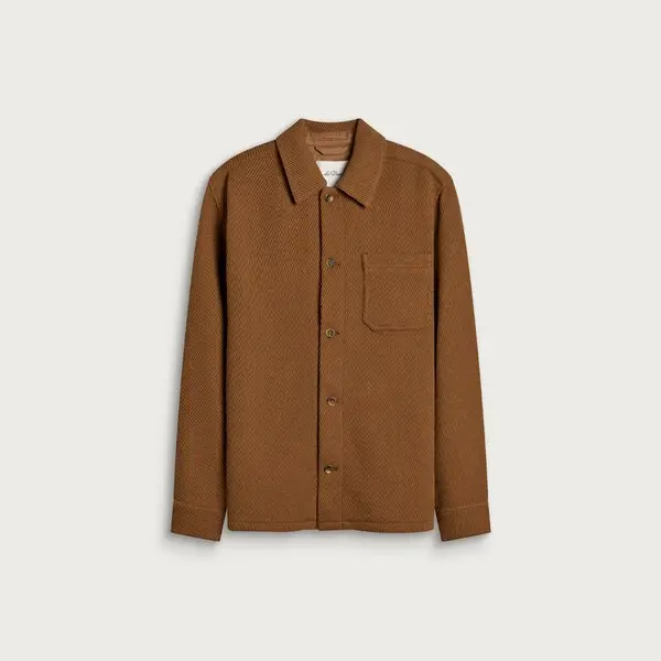 LES DEUX Twill Wool Overshirt
