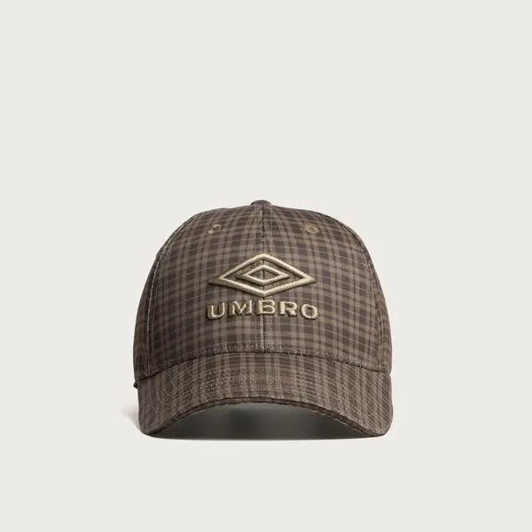 UMBRO Check Print Cap - Brown Check