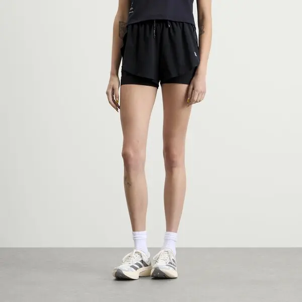 BANDIT 2 In 1 Shorts - Black