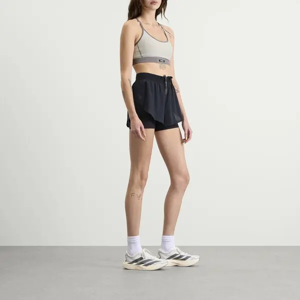 BANDIT Striped Cadence Strappy Bra With Mesh Overlay