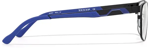 Zenni Stainless Steel Full Rim Rectangle Eyeglasses