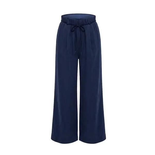 MONLICIA Calira Modal Wide Leg Pants Navy