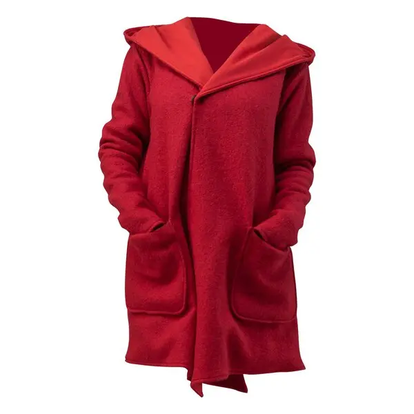 NIKKA PLACE Wool Hooded Cardigan