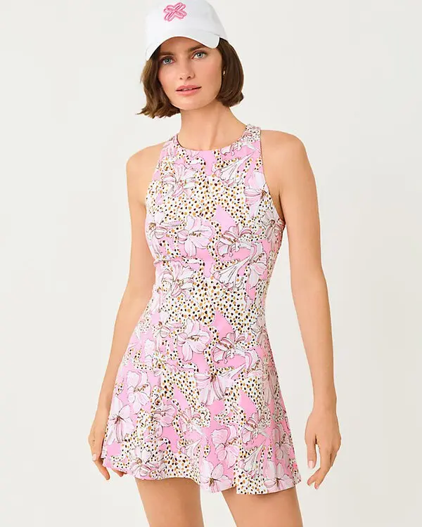 Lilly Pulitzer® Upf 50+ Luxletic Westley Active Dress, Moisture Wicking - Pink