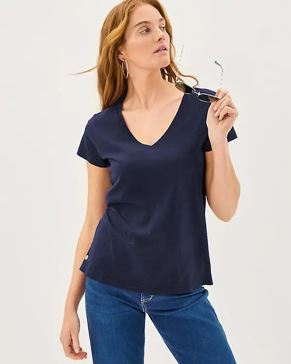 Lilly Pulitzer® Meredith Tee - True Navy