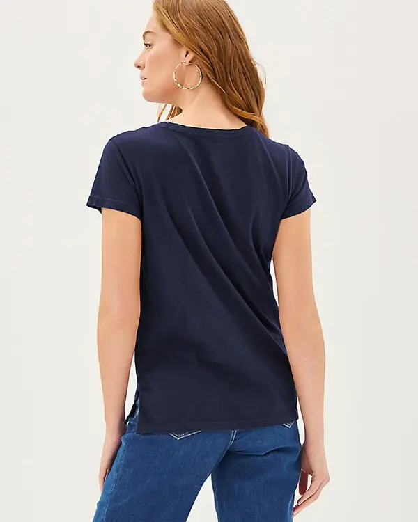 Lilly Pulitzer® Meredith Tee - True Navy