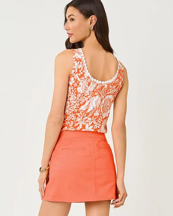 Lilly Pulitzer® Gabbie Crochet Trimmed Knit Tank Top