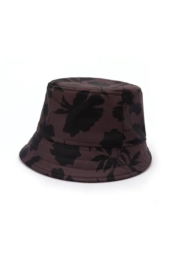 RAINSISTERS Floral Bucket Hat - Brown