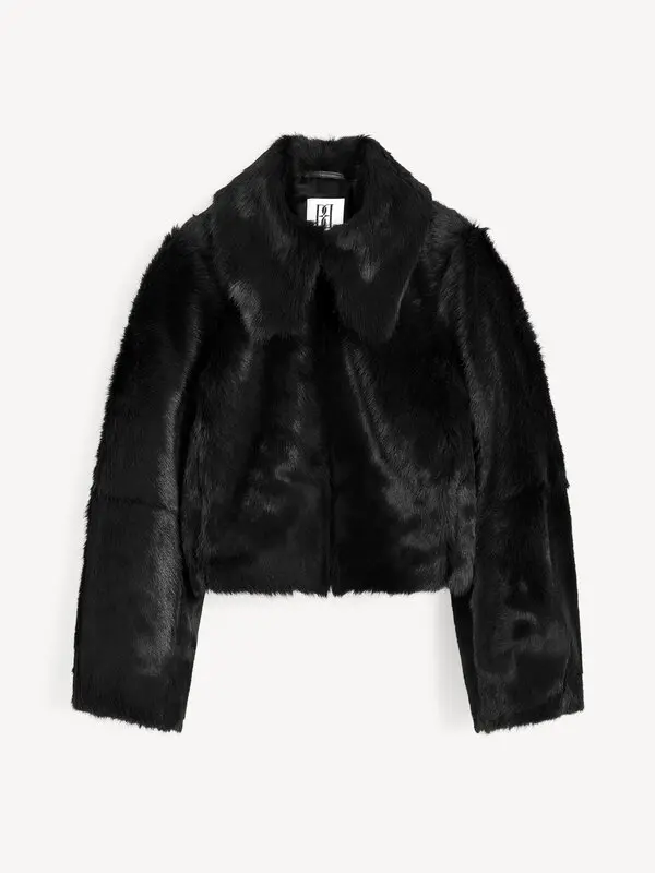 BY MALENE BIRGER Rowani Shearling Jacket - Black