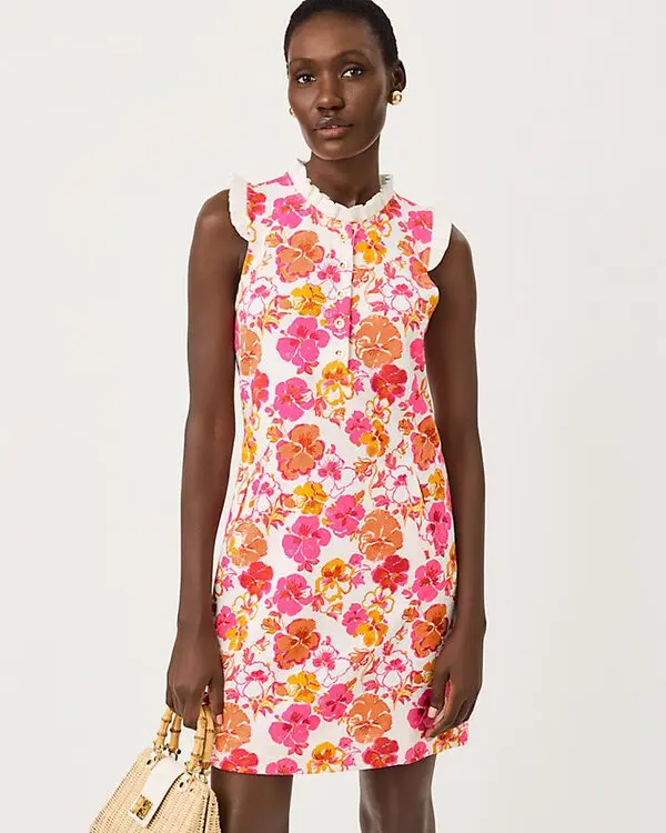 Lilly Pulitzer® Evangeline Sleeveless Dress - White