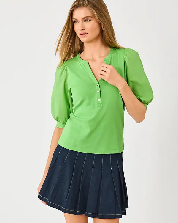 Lilly Pulitzer® Ronson Knit Top - Green