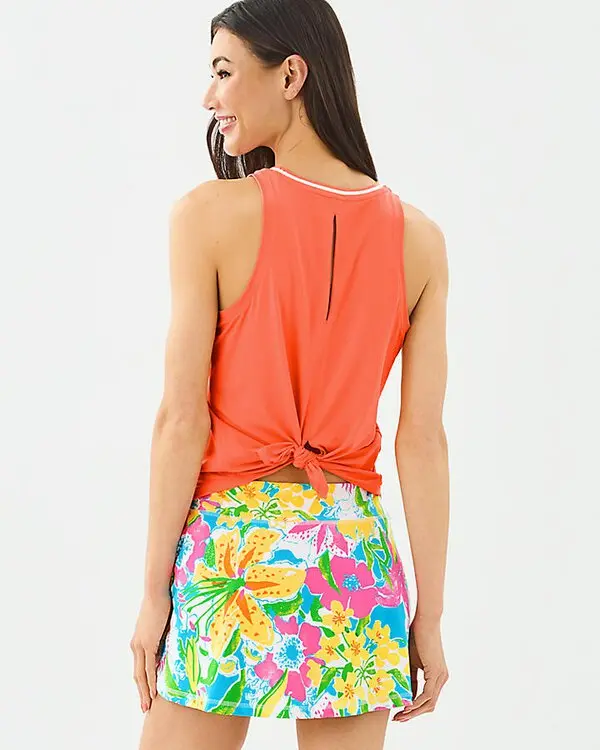 Lilly Pulitzer® Upf 50+ Luxletic Westley Cutout Tank - Sunset Orange