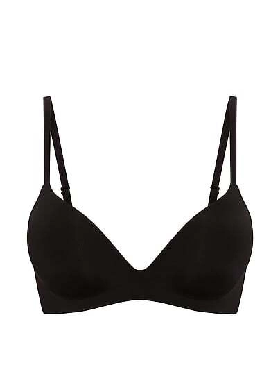 Pink Wear Everywhere™ Super Push-up Wireless Bra - Black